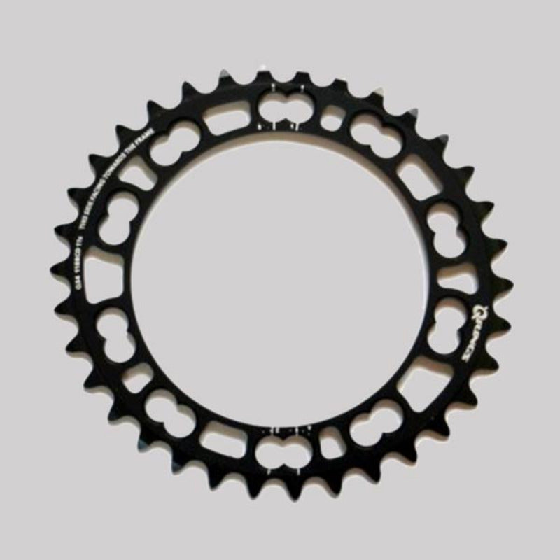 Rotor Q-Rings BCD110x5 Q34T Inner Oval Chainring Black